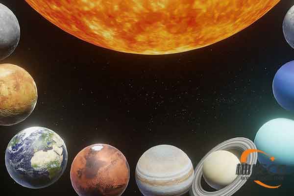 Blender/3DSmax/FBX/OBJ真实感太阳系3D模型合集 - 柚皮CG